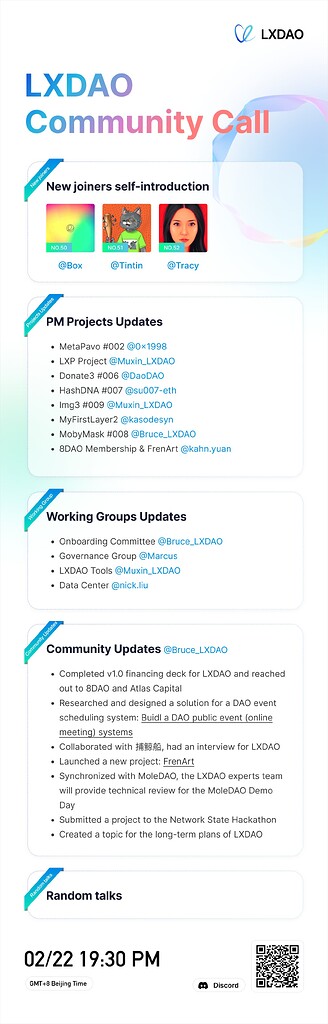 Community Call 2023-02-22 - Community Call - LXDAO